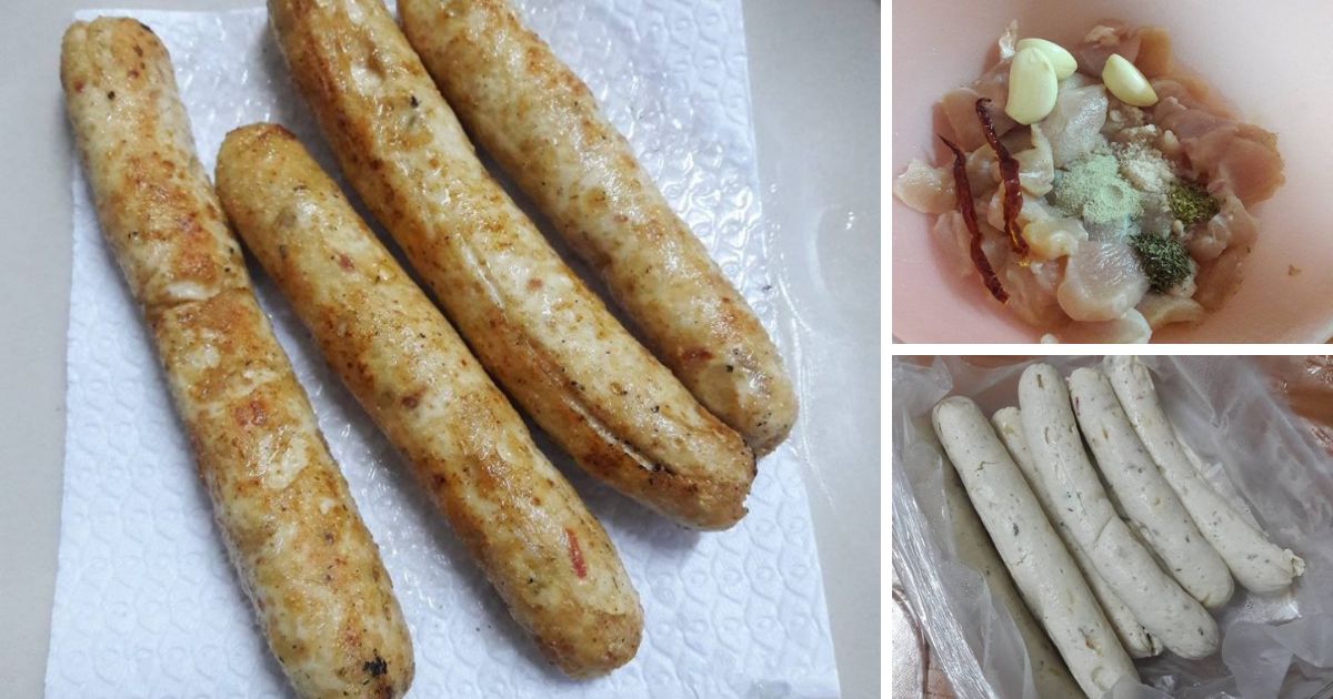 Sosej Homemade Untuk Anak, Mudah Je Buat Sendiri. Lebih Sedap & Berkhasiat