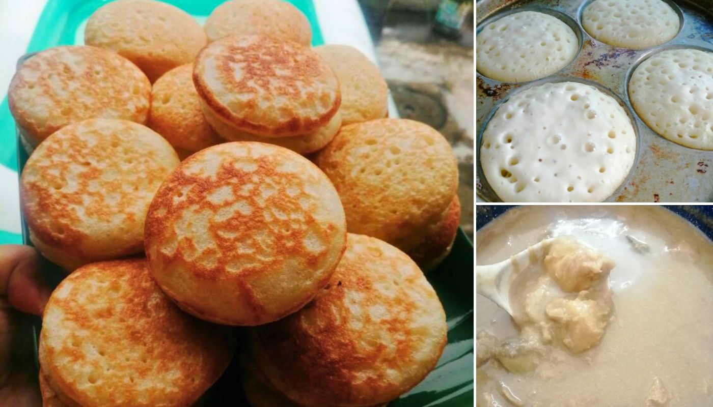 Resipi Kuih Serabai Cicah Kuah Durian & Petua Adunan Tak Melekat Di Acuan