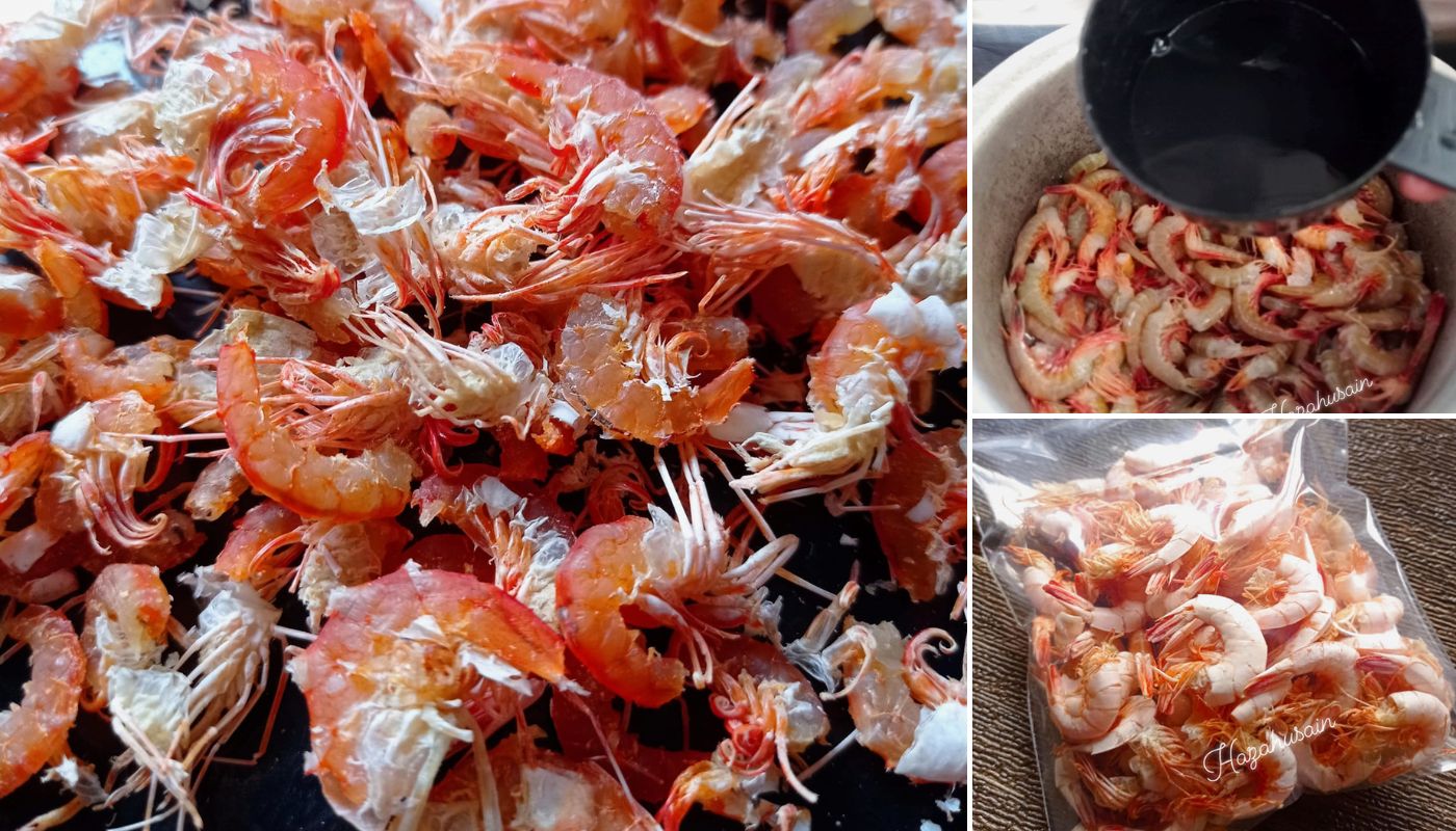 Buat Sendiri Udang Kering Homemade Hanya Guna 3 Bahan