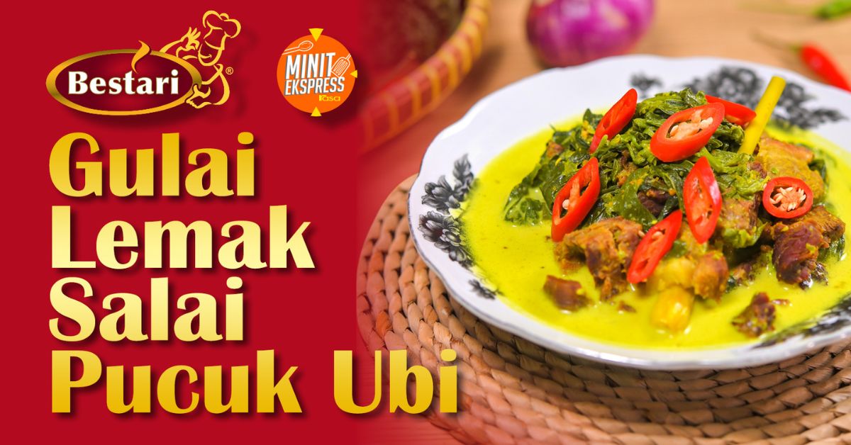Gulai Lemak Daging Salai Pucuk Ubi