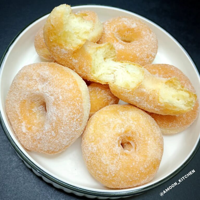 Cara Buat Donat Gula Klasik Yang Sedap, Lembut & Gebu