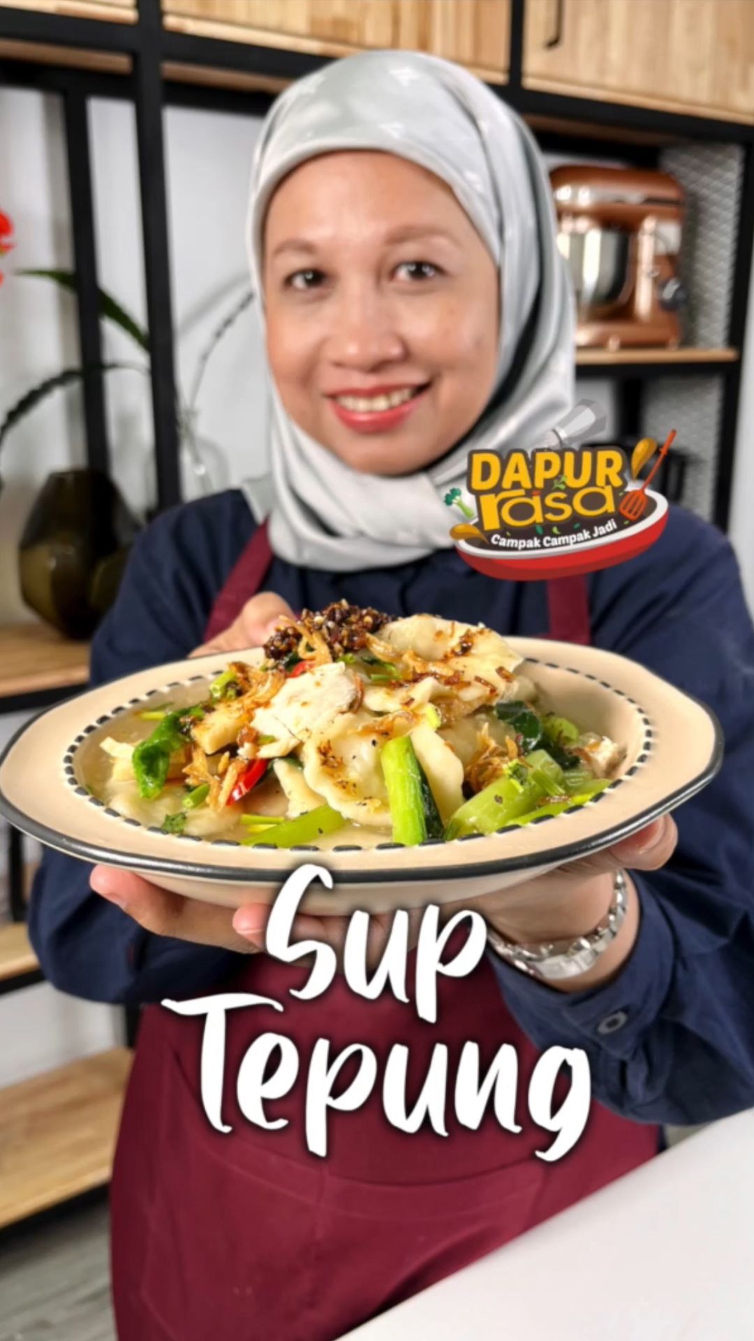 Resipi Sup Tepung, Best Hirup Kuah Panas-Panas