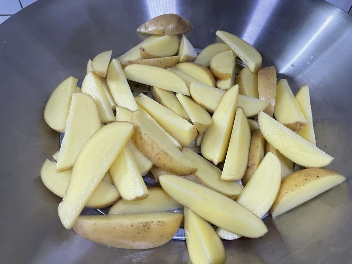 Homemade Cheesy Wedges, Resipi Mudah Hanya Guna 5 Bahan