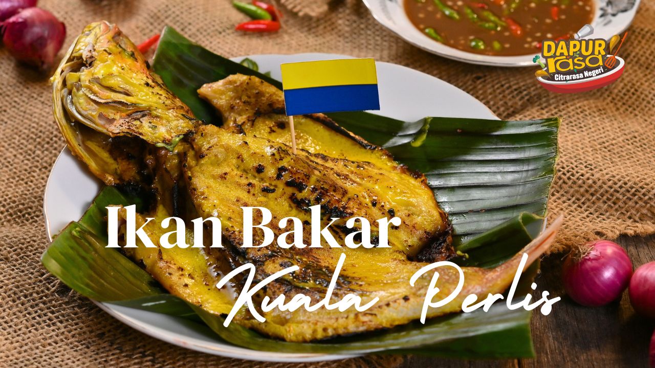 Ikan Bakar Kuala Perlis, Cicah Dengan Ayaq Asam Cabai Tenyeh Memang Surrr