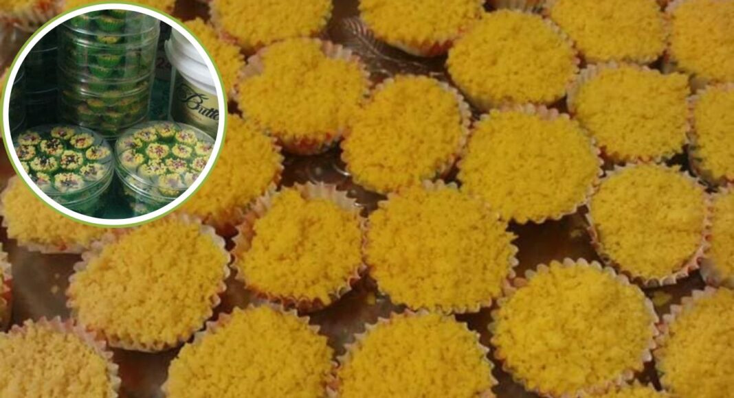 Resipi Kek Span Pandan Gebu & Sangat Mudah Buat.