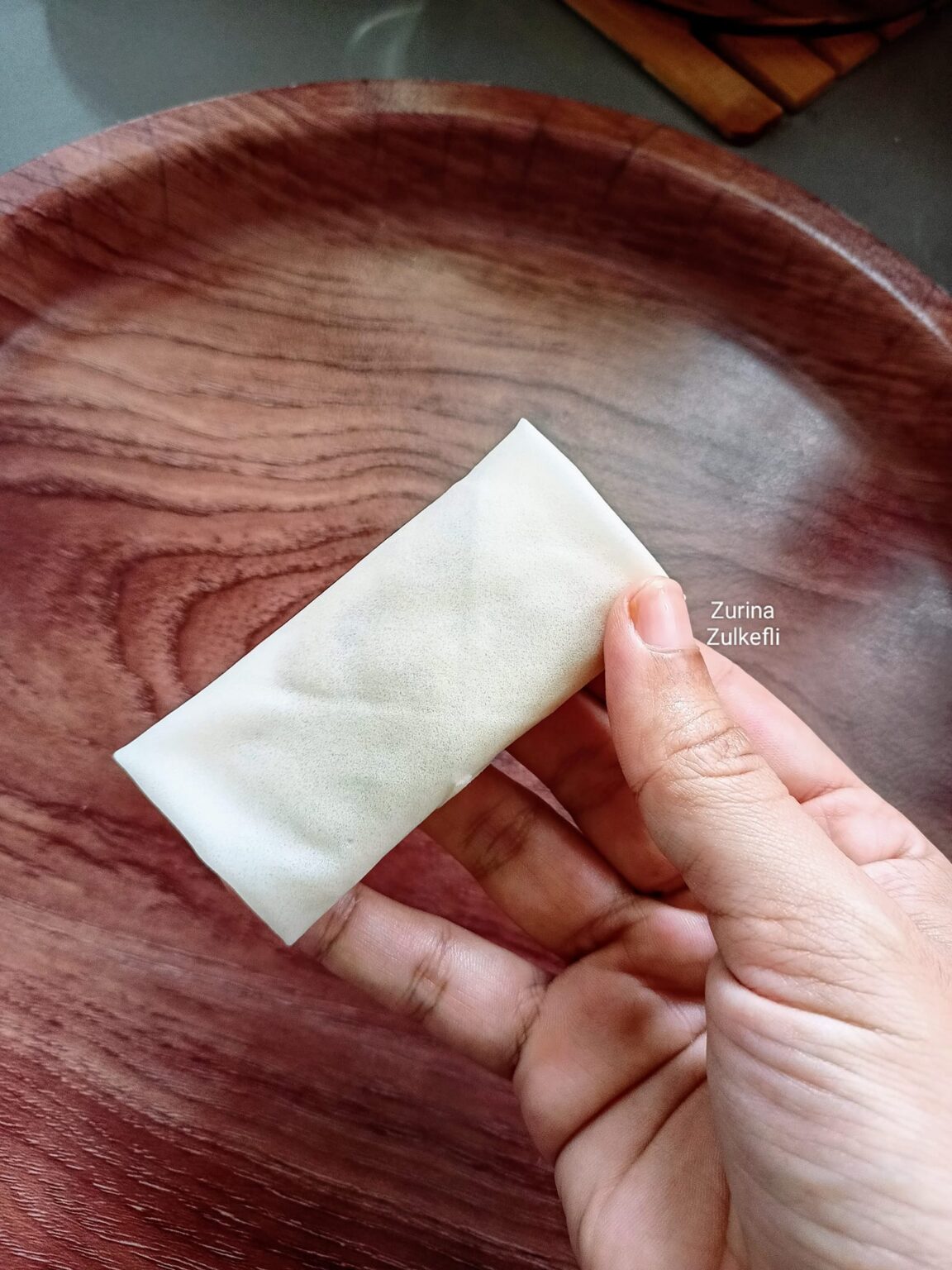 Cara Buat Kuih Seri Muka Guna Acuan Lompang.