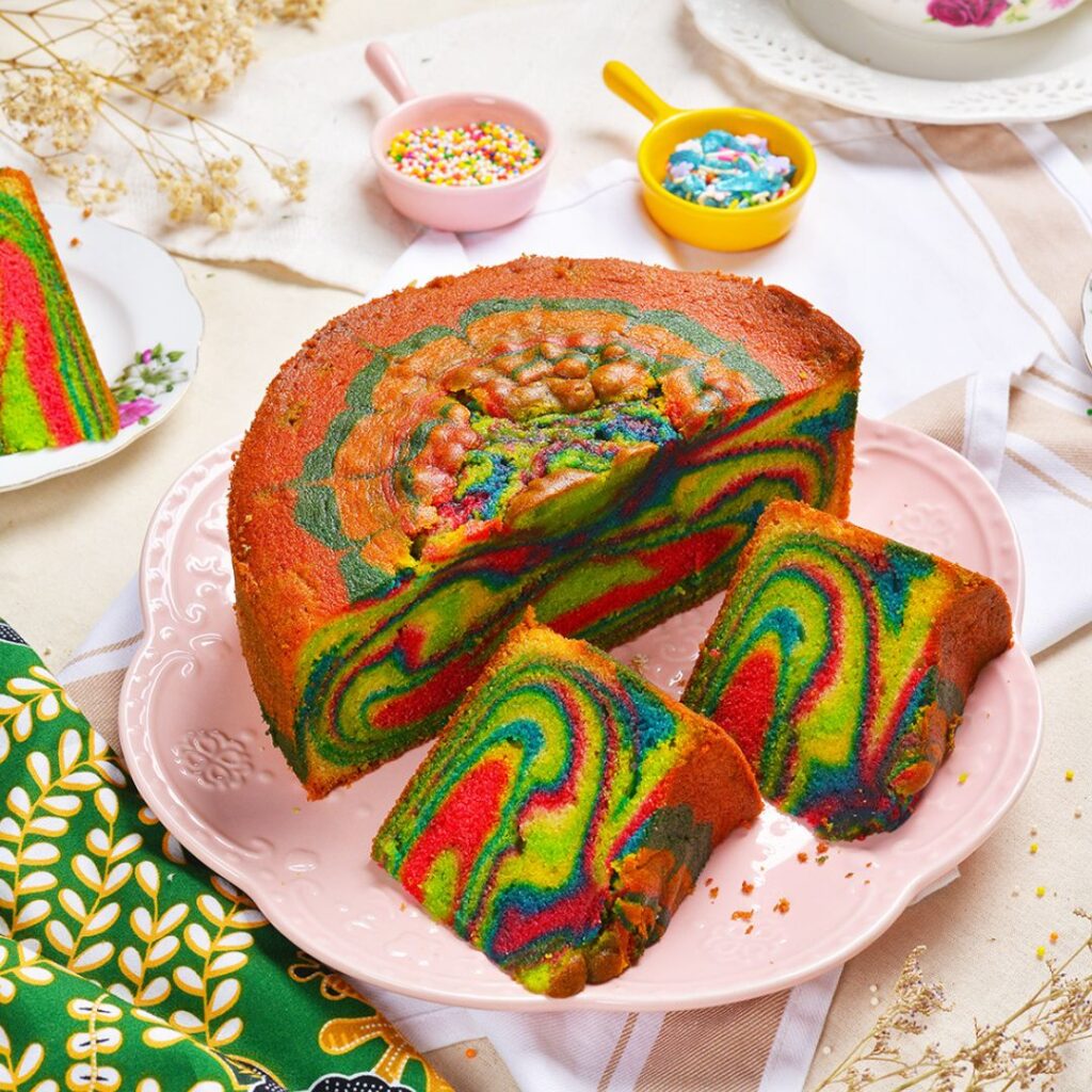 Resipi Kek Marble Moist Sedap. Sukatan Dalam Gram & Cawan.