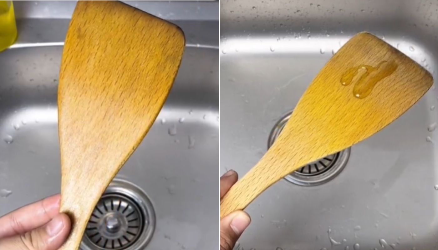 Cara Betul Bersihkan Sudip Kayu, Jangan Rendam Air Panas