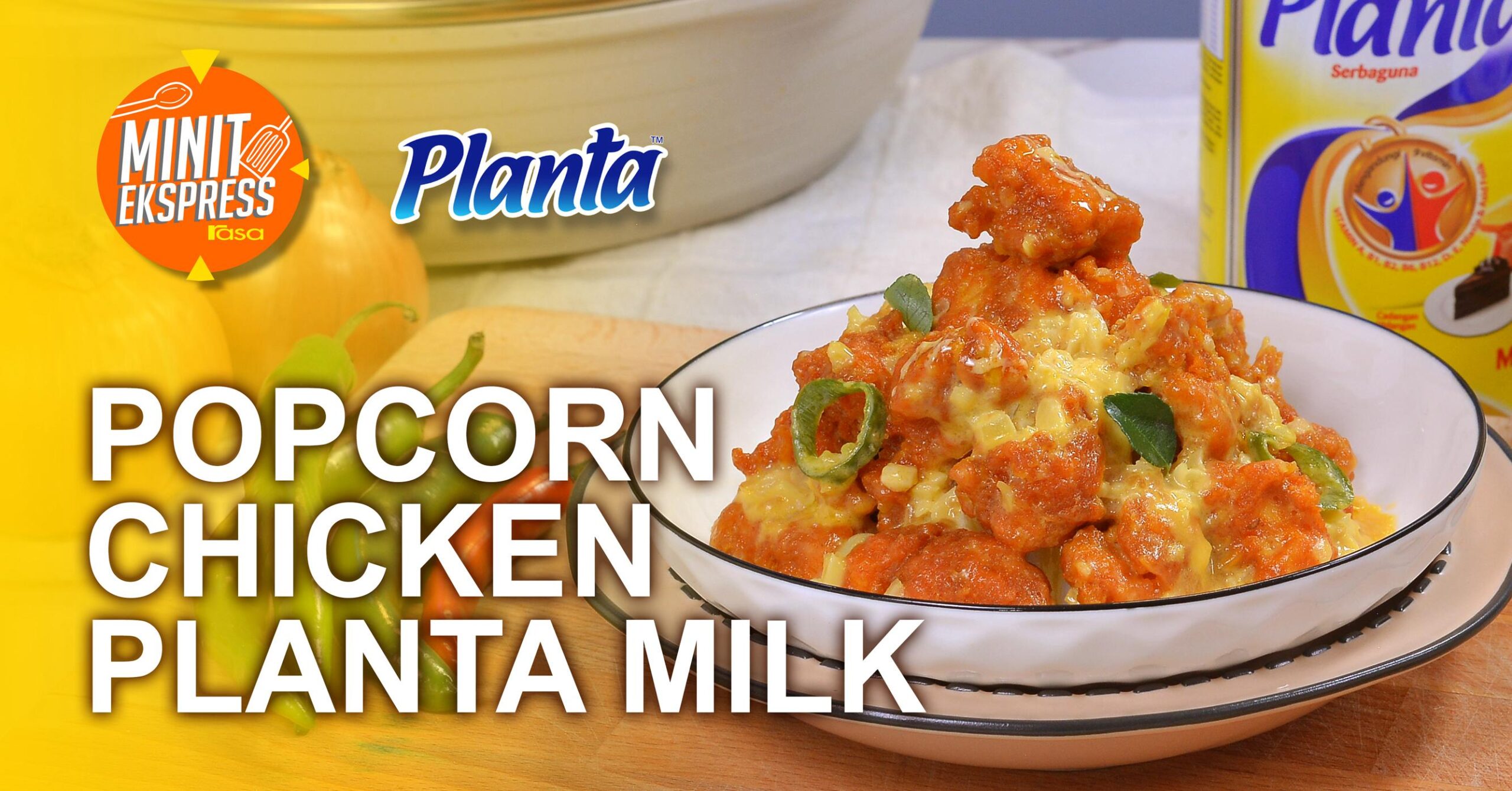 Popcorn Chicken Planta Milk | Minit Ekspress