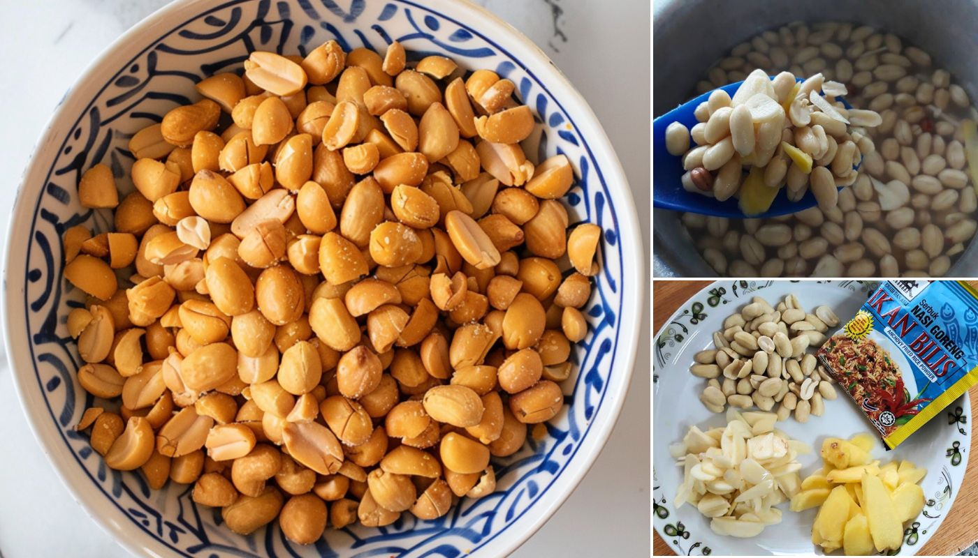 Resipi Kacang Masin Goreng Crispy. Buat Macam Ni Barulah Rangup!