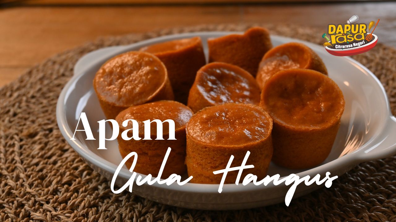 Apam Gula Hangus, Resipi Tradisional Yang Wajib Dicuba