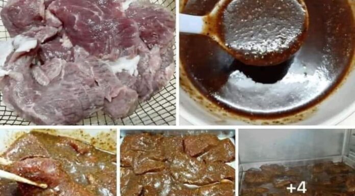 Resipi Daging Dendeng Sedap & Mudah Untuk Sukatan 1 Kg Daging.