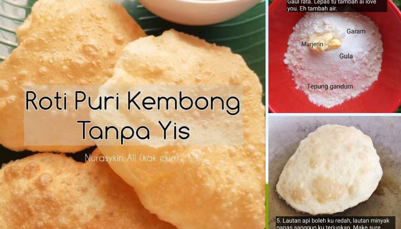 Roti Puri Kembung Tanpa Yis