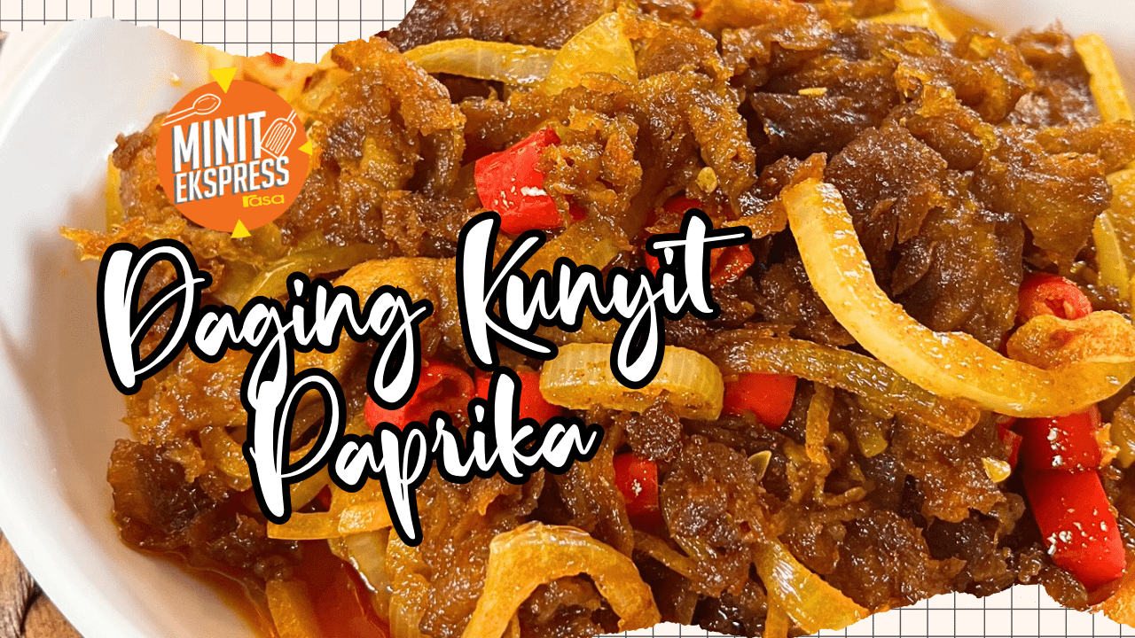 Daging Kunyit Paprika Menu Bujang Terlajak Sedap