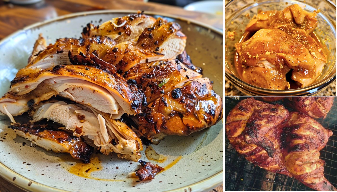 Resipi Ayam Bakar Tok Abah Paling Mudah, Guna 4 Bahan Je