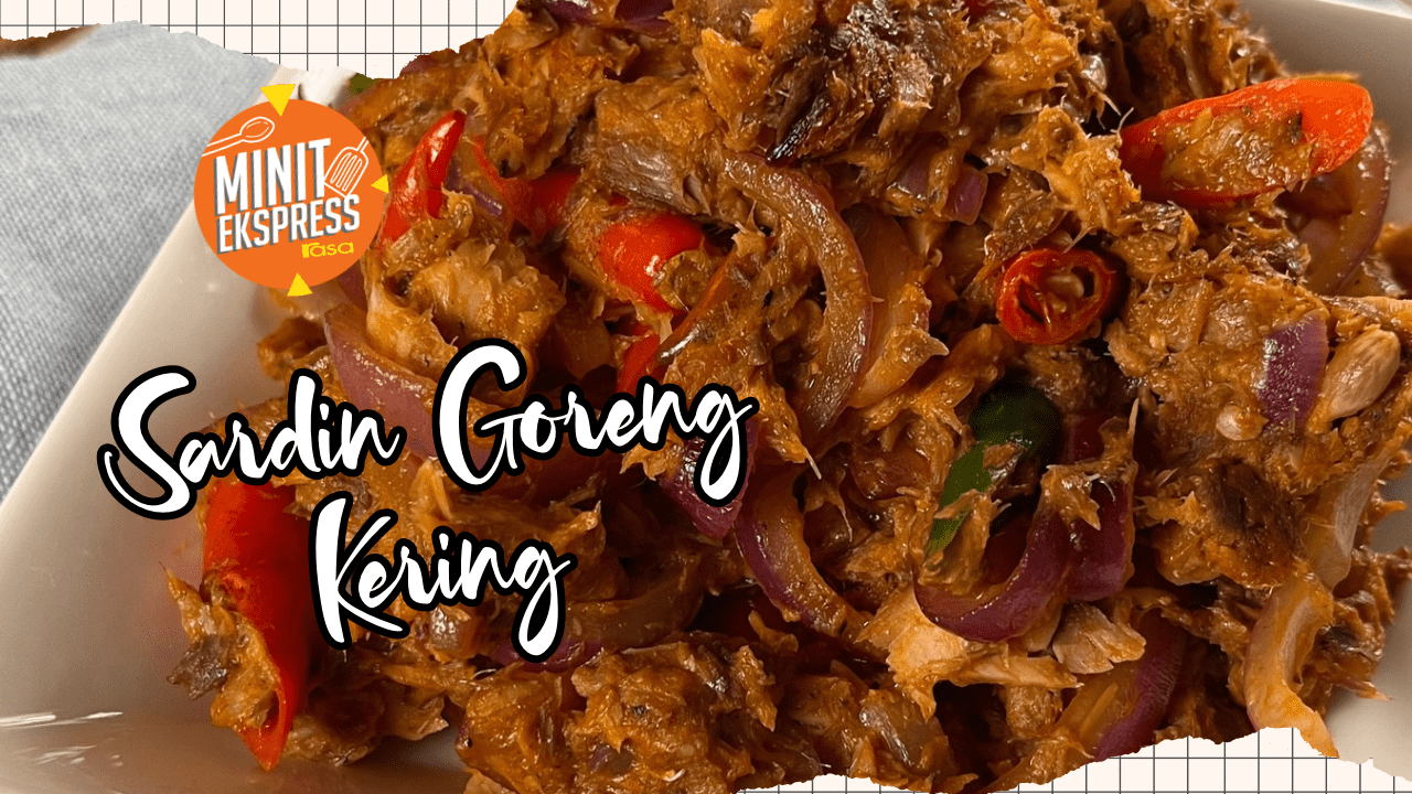 Sardin Goreng Kering Yang Mudah, Sesuai Untuk Bujang