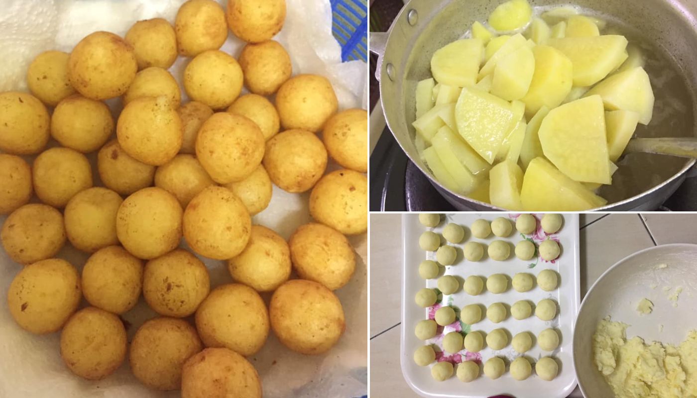 Resipi Cucur Kentang 3 Bahan, Mudah & Sedap Untuk Makan Petang