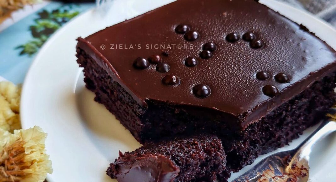 Resipi Kek Span Pandan Gebu & Sangat Mudah Buat.