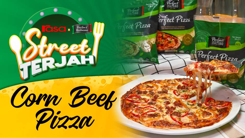 Corn Beef Pizza | Rasa X Perfect Italliano Street Terjah