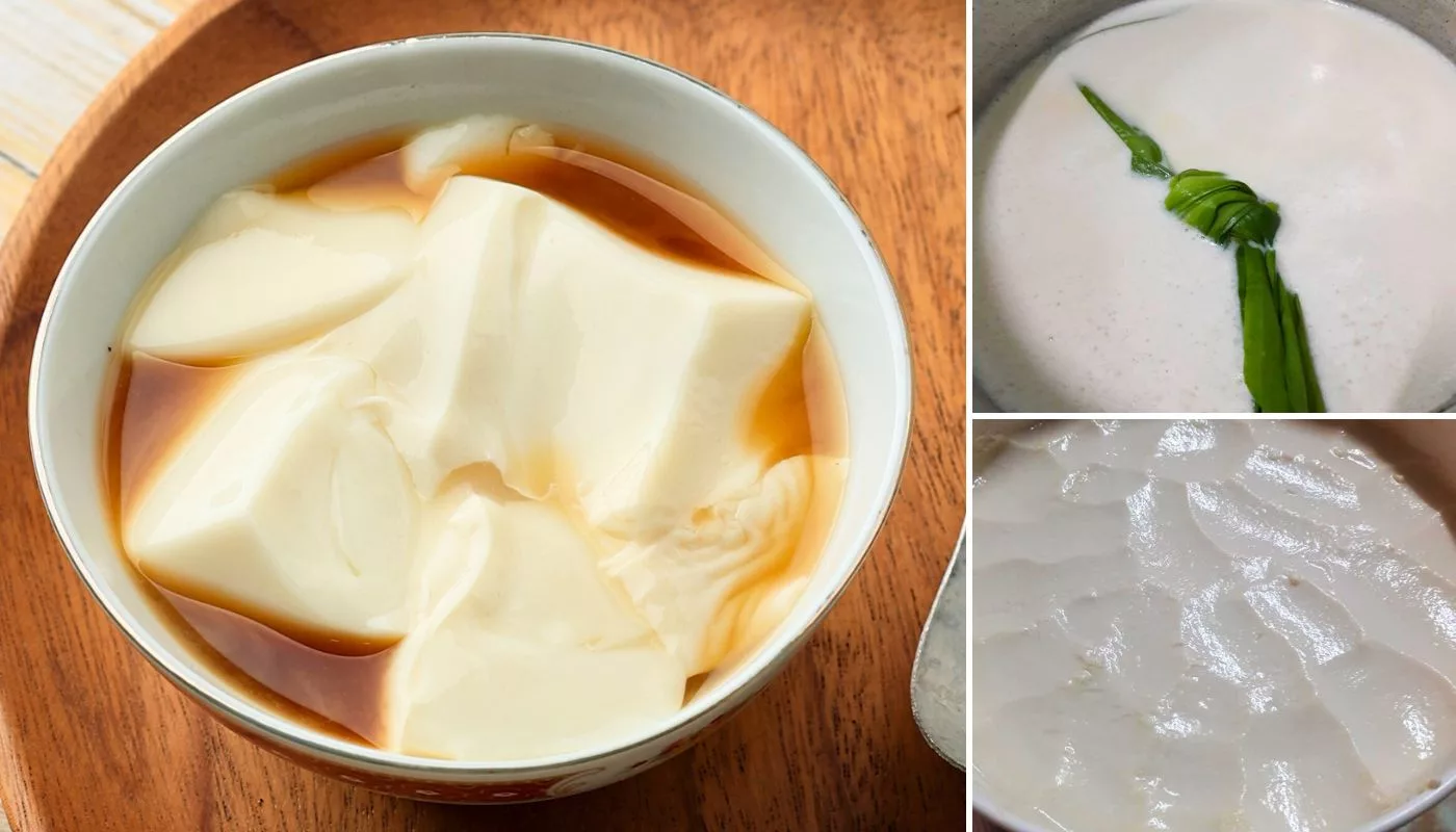 Resipi Taufu Fa Homemade, Sangat Sedap Dimakan Sejuk