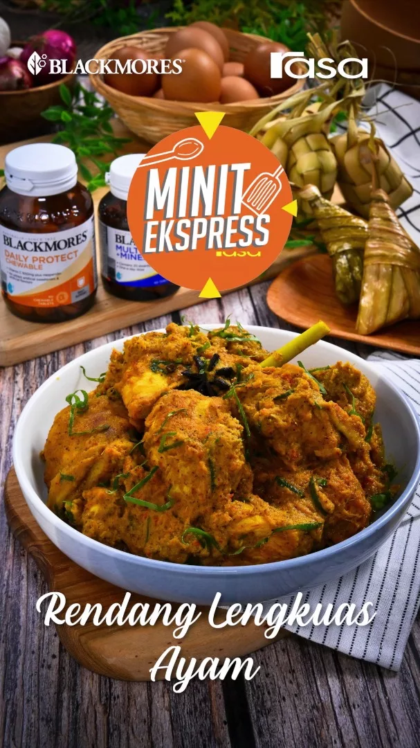 Rendang Ayam Lengkuas | Minit Ekspress X Blackmores