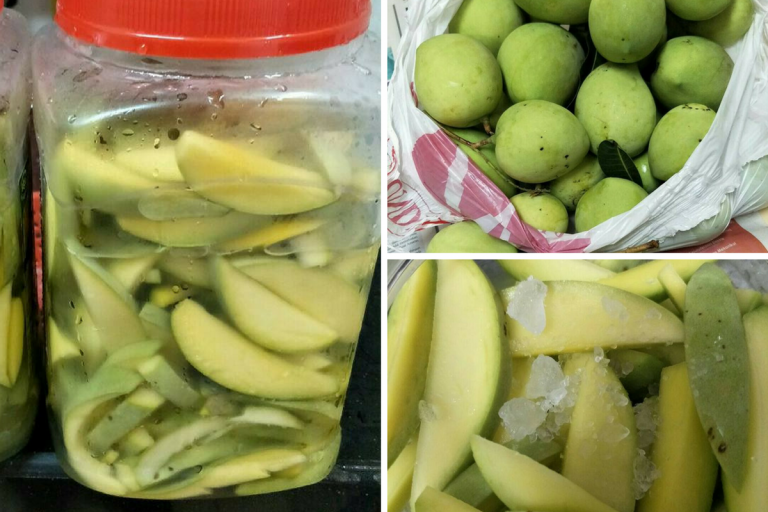 Cara-Cara Buat Jeruk Mempelam Epal Tanpa Pakai Pengawet.