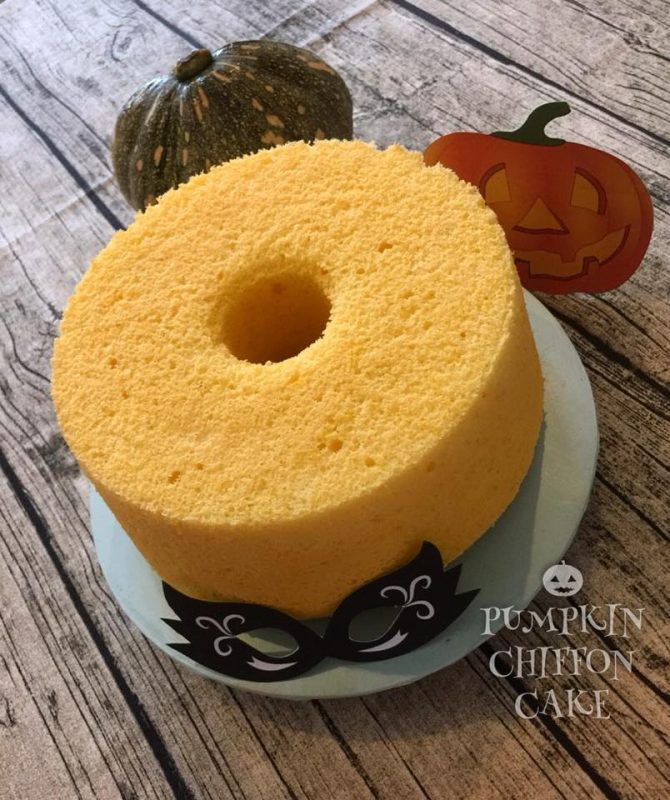 Homemade Kek Chiffon Labu, Memang Sedap Sangat!