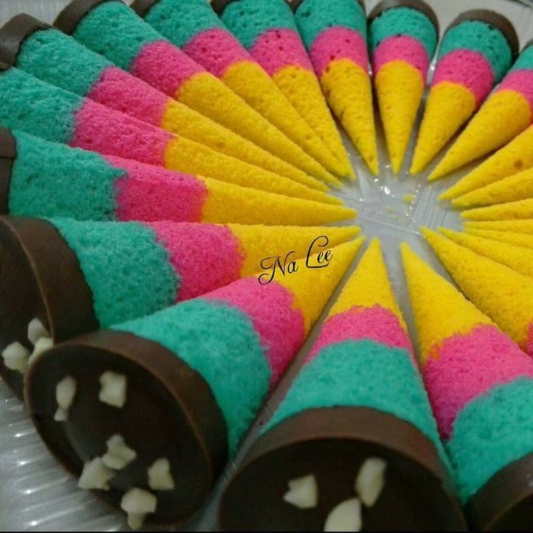 Rupa Cantik Memikat, Apam Cornetto Buat Untuk Party Memang Sesuai ...