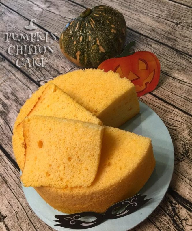 Homemade Kek Chiffon Labu, Memang Sedap Sangat!