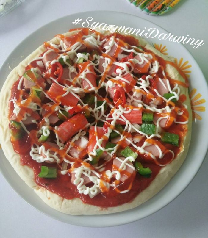 Resepi Pizza Roti Arab. Hidangan Sesuai Di Waktu Covid-19