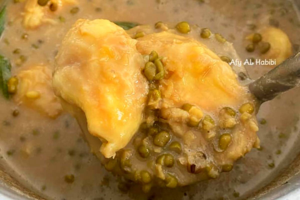 Resipi Bubur Kacang Durian Yang Sedap & Cepat Empuk