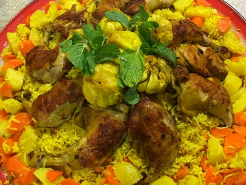 Nasi Qidra Palestine Wangi Aroma Rempah Ratus