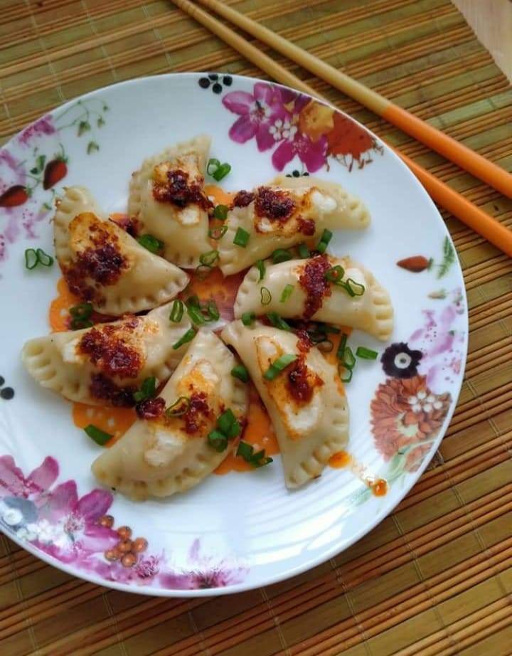 Resipi Dumpling Goreng Homemade Guna Isi Ayam. Mudah & Tak Guna Banyak ...